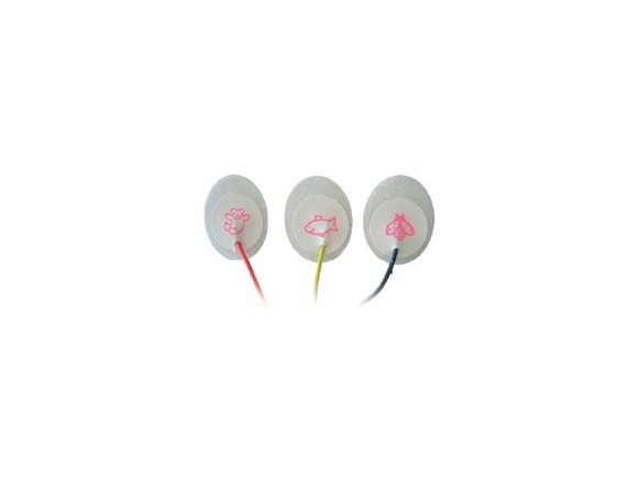 Électrodes ECG pédiatriques 2 mm – Lot de 3